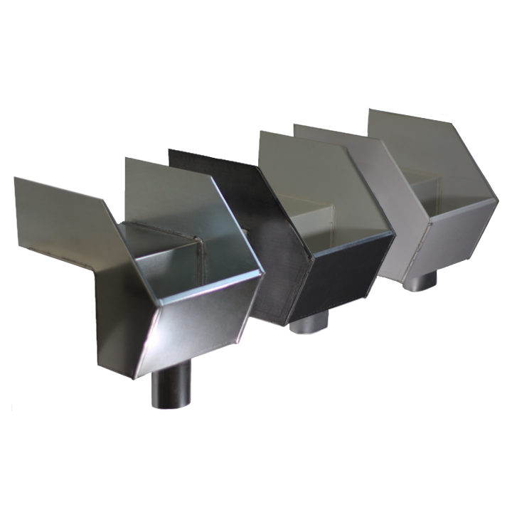 Lakefront Sheet Metal Scupper 12"