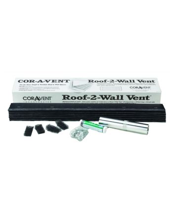 Cor-A-Vent V-600TE Enhanced Ridge Vent 1"x3-1/4"x4' 24ct Coravent