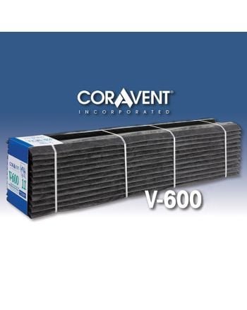 Cor-A-Vent SV-3 Rainscreen Siding Vent 7/16"x3"x4' Coravent