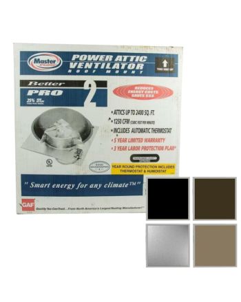GAF Master Flow Green Machine Solar Powered Roof Vent