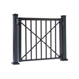 AFCO Adjustable Gate Kit Black (uprights & crossbar) - for 4' Level ...