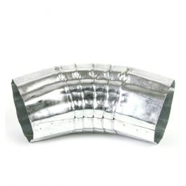 Berger Round Corrugated Elbow 45 Degrees Galvanized 5"