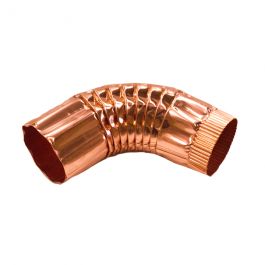Berger Round Elbow 75 Degrees Copper 4"