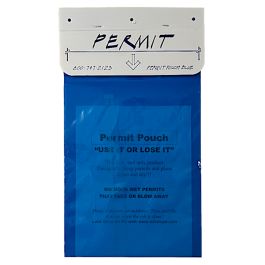 RESupply International 1978-C Permit Pouch Large 12"x18" 25pc/box