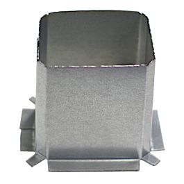 Lakefront Sheet Metal Extended Flange Drop Outlet 3"x4"