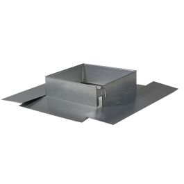 Lakefront Sheet Metal Pitch Pans Galvanized 6" 10ct