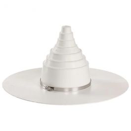 GAF TPO Pipe Vent Boot White