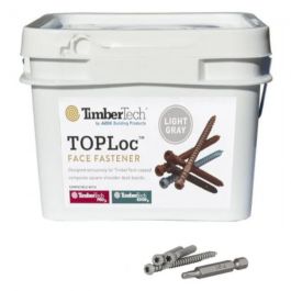 TimberTech TLOC1750LG TOPLoc Screws For PRO and EDGE 2.5" Light Gray ...