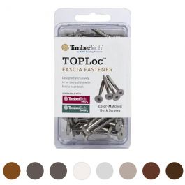TimberTech TLOCFAS100 TOPLoc Fascia Screws For PRO and EDGE 1-3/4" 100 ct