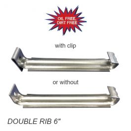 US Aluminum Double Rib Hanger 6"