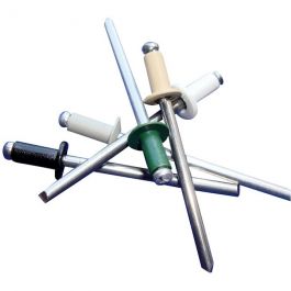 US Aluminum PRMB Aluminum Pop Rivets Musket Brown 100ct