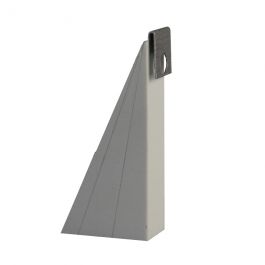 US Aluminum GW6WHITE Gutter Wedge 6" White 100ct