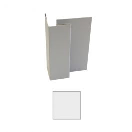 Vesta Steel Siding Outside Corner Post Solid White 10'