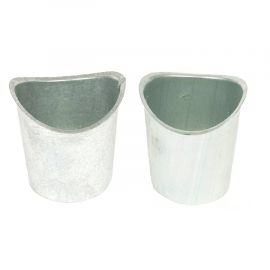 Berger Half Round B-Style Outlet Galvanized