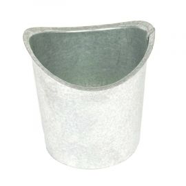 Berger Half Round B-Style Outlet Galvanized 4"