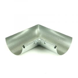 Berger Half Round Inside Box Miter 90 Degrees Galvanized 5"