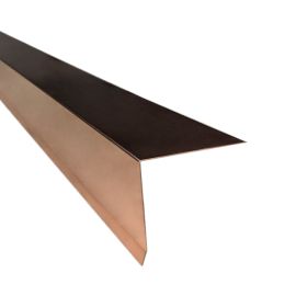 Lakefront Sheet Metal Gutter Apron 3" Face Copper