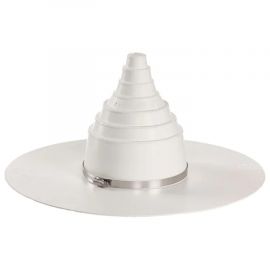 GAF TPO Pipe Vent Boot White
