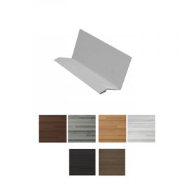 Vesta Steel Siding Drip Cap HD3 Woodgrain 10'