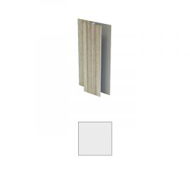 Vesta Steel Siding H Channel Solid White 10'
