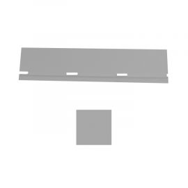 Vesta Steel Siding Utility Trim Solid Silver Lining 12'