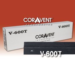 Cor-A-Vent V-600T Ridge Vent 1"x3-1/4"x4' 24ct Coravent