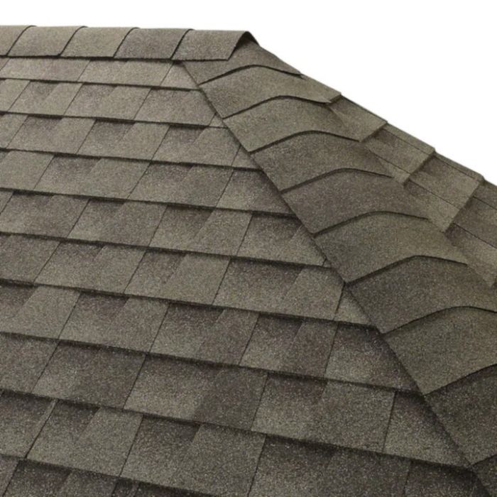 GAF Seal-A-Ridge 0850750 Hip and Ridge Cap Shingles 25 linear ft Slate