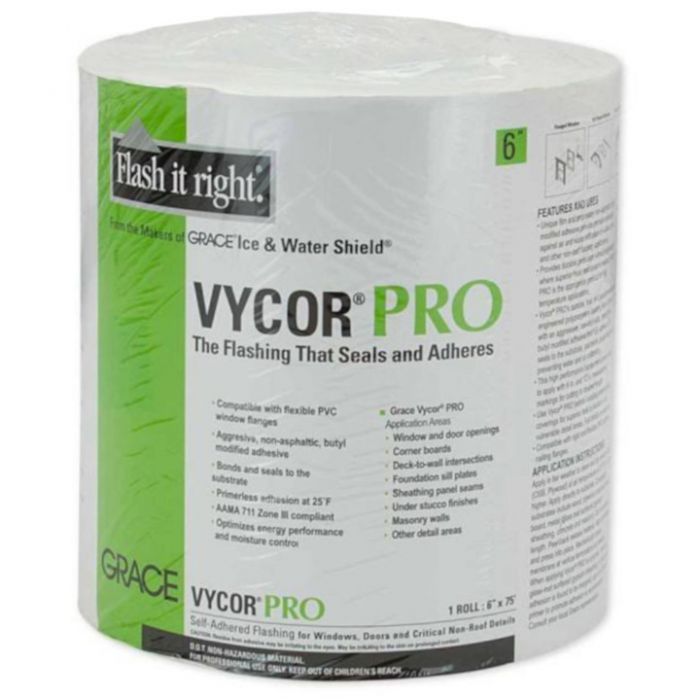 GCP Grace Vycor PRO Flashing Tape 6"x75'